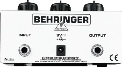 Behringer Vintage Distortion VD1 Distortion Pedalı Fiyatı