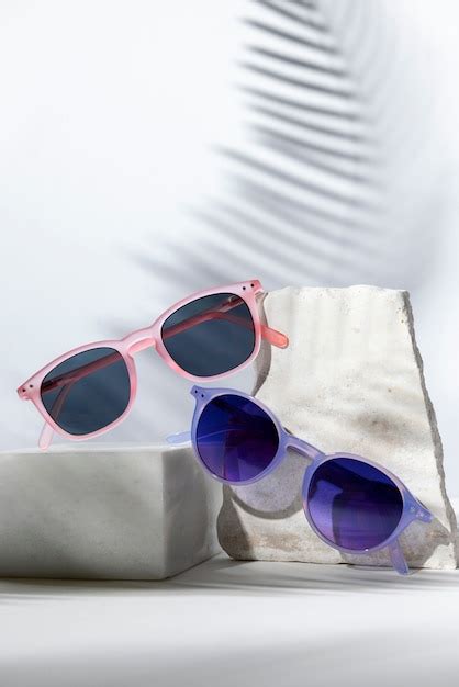 Free Photo Glasses With Rounded Frames Still Life