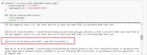 Use Pre Trained Tensorflow Models With A Gpu In Sap Ai Core Sap Tutorials