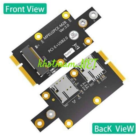 Jual Adapter Mini Pcie To Ngff M Key B USB PCIe Shopee Indonesia