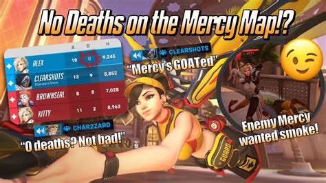 No Deaths On The Mercy Map 😉 Mercy Gameplay And Commentary