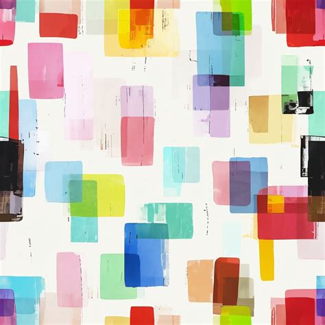 Vibrant Abstract Geometric Pattern With Dynamic Colors Seamless Pattern