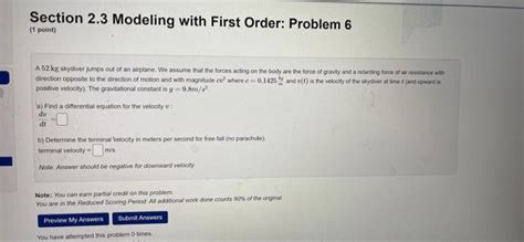 Solved Dec 23 Modeling Fo Problem Section 2 3 Modeling With