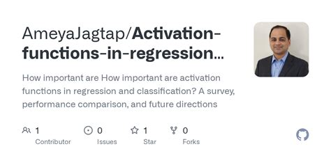 Github Ameyajagtapactivation Functions In Regression And