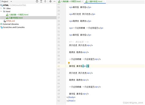 初学者html基本信息and网页标签【本章来自 狂神说java】 csdn博客
