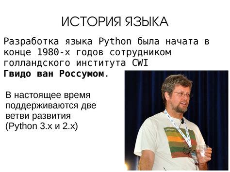 Язык программирования Python - презентация онлайн