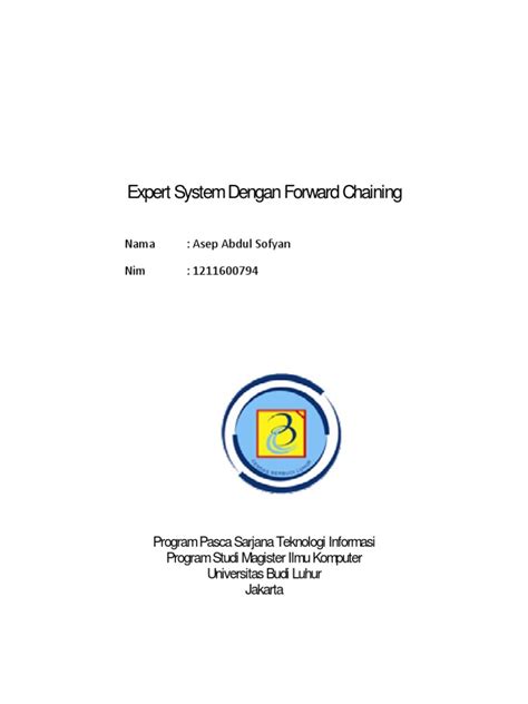 expert system dgn forward chaining pdf