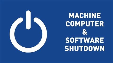 Shutdown Procedure For Mitek Machines Youtube
