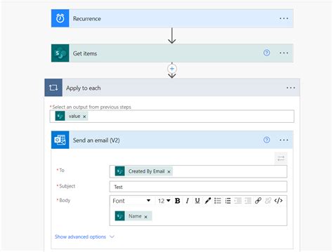 solved send weekly email if sharepoint list item is not u power