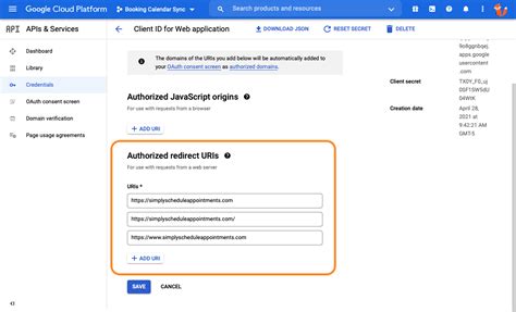 Redirect Uri Mismatch Error Simply Schedule Appointments