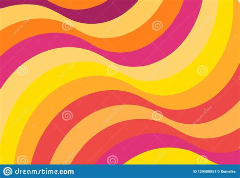 Abstract Color Wavy Background Line Pattern For Fabric Stock Vector Illustration Of Pattern