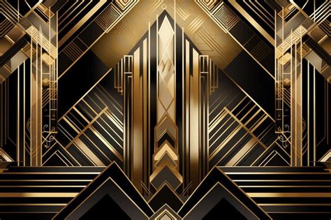 abstract art decor great gatsby illustration ai generative premium ai