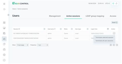 Мониторинг сессий пользователей Arenadata Db Control Adb Control Arenadata Docs