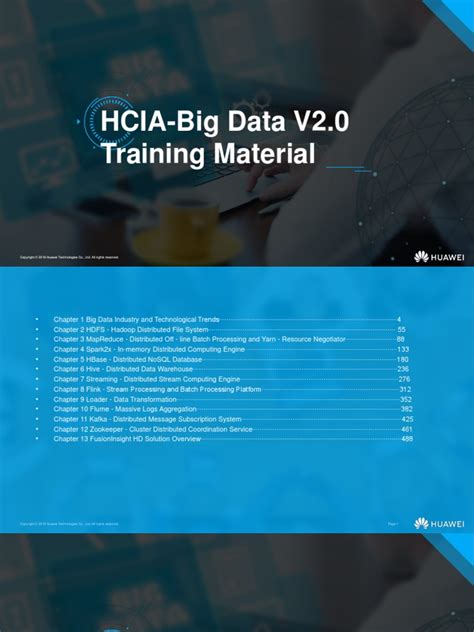 Hcia Big Data V20 Training Material Pdf Big Data Apache Hadoop