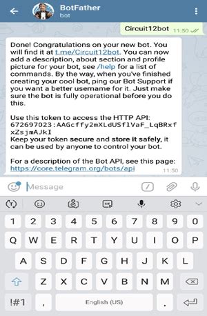 Control LED Using Raspberry Pi And Telegram Bot