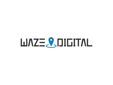 waze digital logo design your own data logo logoai