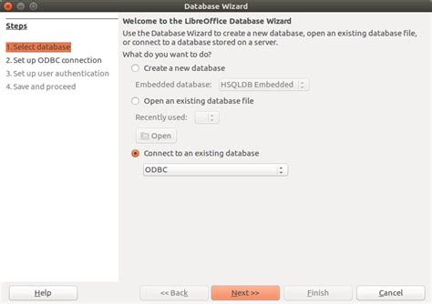 using sqlite with libreoffice base on linux thejesh gn