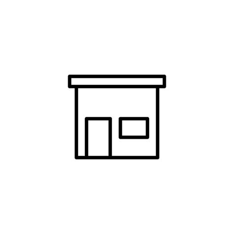 Building Icon With Outline Style 20578964 Vector Art At Vecteezy