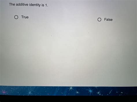 Additive Identity