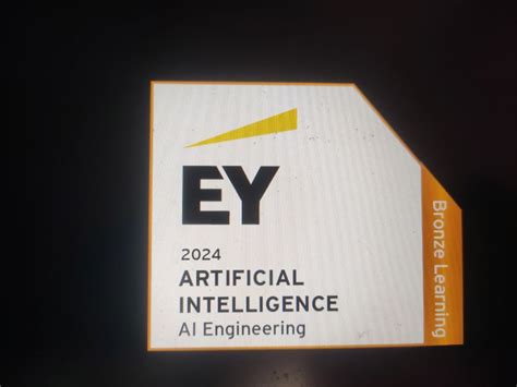 Abhishek Gupta On Linkedin View My Verified Achievement From Ey