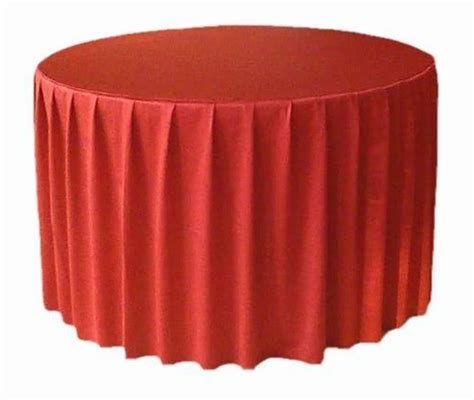 Satin Red Banquet Round Table Cover Size Medium At ₹ 550piece In Lucknow