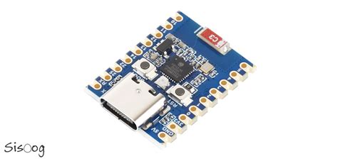 برد Esp32 H2 Zero یک برد کوچک Usb C بر پایه Esp32 H2 با پشتیبانی از