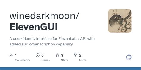 Github Winedarkmoonelevengui A User Friendly Interface For