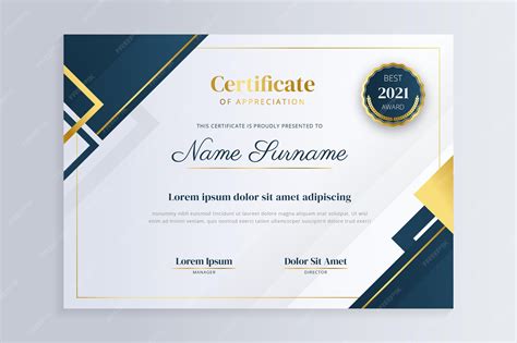 Background Layout For Certificate