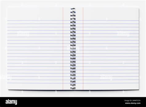 Mockup Notebook With Stripes With Space For Notes Graph Striped Background Open Notepad On