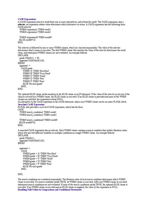Pdf Fundamentals Of Plsql Dokumentips