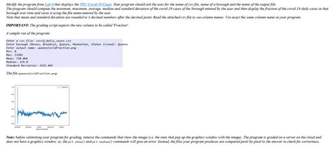 Modify The Program From Lab 6 That Displays The Nyc