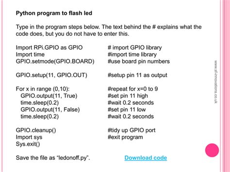 Raspberry Pi Using Python PPTX