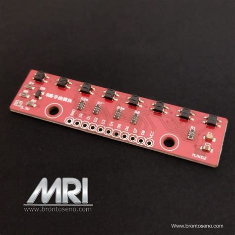 Jual 8 Channel Sensor Line Follow Robot Lines Tracking Sensor IR Infrared Shopee Indonesia