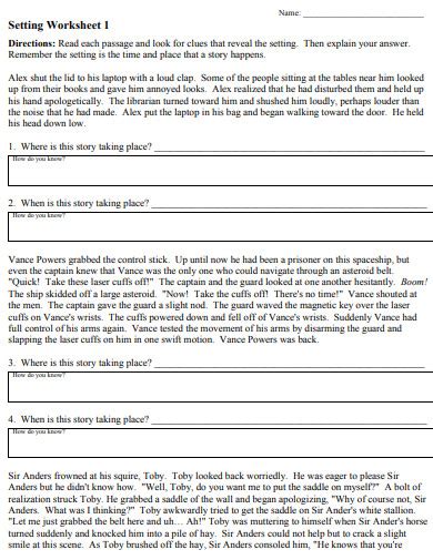 Setting 60 Examples Types Uses How To Set Words Pdf