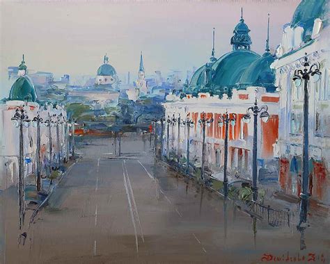 Розовый рассвет - Изобразительное искусство - Масло, акрил