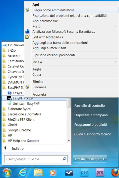 Lavori E Lavoretti Easyphp E Workbench Apache E Mysql Come Servizi Creare Listanza Dba In