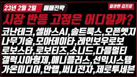 코스닥 단기고점은 코난테크놀로지셀바스ai솔트룩스오픈엣지테크놀로지나무기술모아데이타레인보우로보틱스로보스타로보티즈소니드다믈멀티미디어선익시스템안랩써니전자