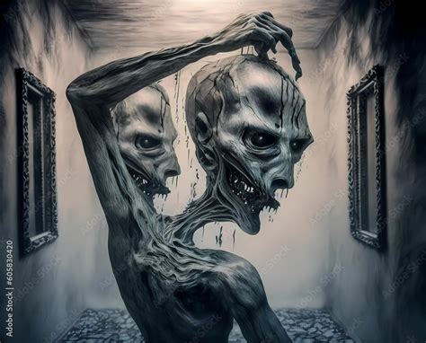 Schizoid Suffering Captivating AI Generated Photos Of A Living Skeleton In Agony Created With