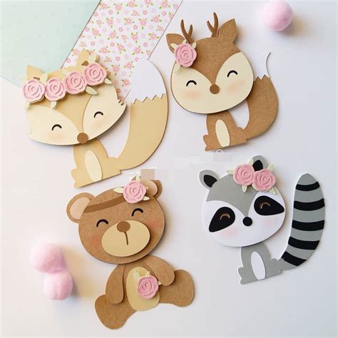 Arquivo De Corte Topo De Bolo Bosque 5 Topo De Bolo Para Imprimir