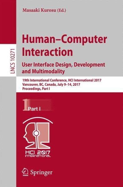 Human Computer Interaction User Interface Design Development And Multimodality Fachbuch