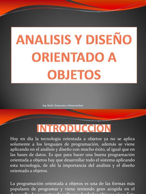 7 Analisis Y Diseño Orientado A Objetos Pdf Objeto Informática Herencia Programación