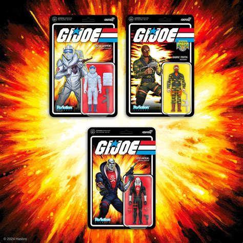 G I Joe ReAction Figures Wave Pack Hasbro Pulse