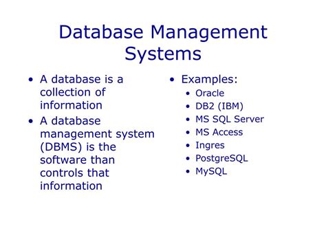 PPT Introduction To Database Systems PowerPoint Presentation Free Download ID