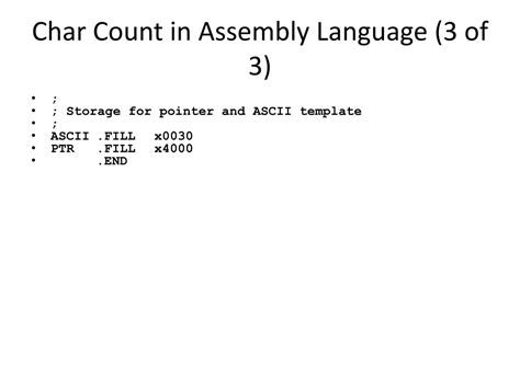 PPT Assembly Language PowerPoint Presentation Free Download ID
