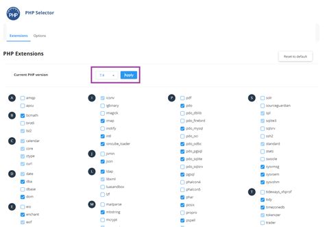 تغییر نسخه Php، مدیریت Extension ها و محدودیت های نرم افزاری در Cpanel وبلاگ فراهاست