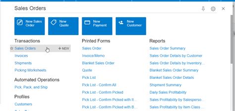 Payflow Via The Sales Order Screen Kensium Products Documentation