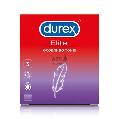 Презервативи Durex Презервативи Durex №3 Elite тонкі Інтернет магазин