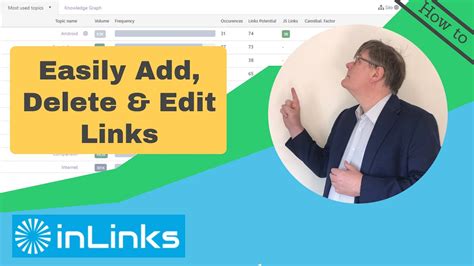 How To Add Remove Or Disable The Internal Links InLinks