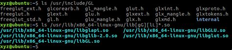 Ubuntu 16 04配置OpenGL教程