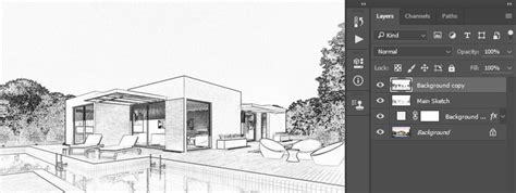 How To Create An Architecture Sketch Effect In Adobe Photoshop Envato Tuts